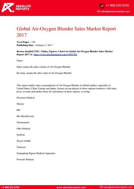 Air-Oxygen-Blender-Sales-Market-Report-2017