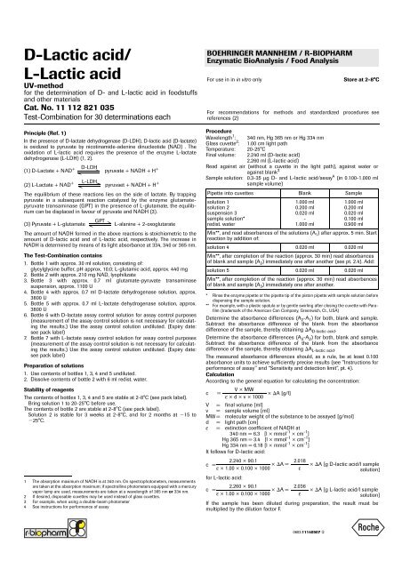 D-Lactic acid/ L-Lactic acid
