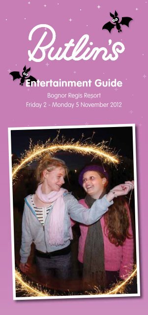 entertainment Guide - Butlins