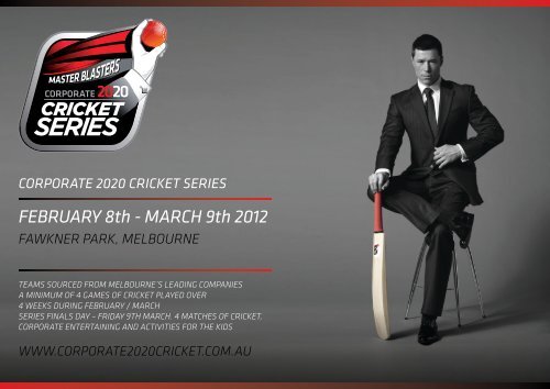 Master Blaster's Corporate 2020 Cricket Series