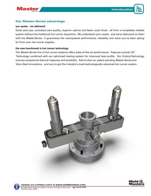 introduction the Master-Series advantage - Mold-Masters