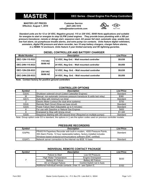 Master Control Systems, Inc