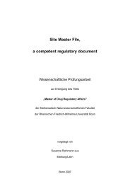 Site master file guidelines