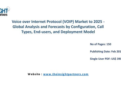 Voice over Internet Protocol