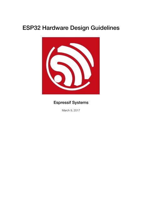 ESP32 Hardware Design Guidelines