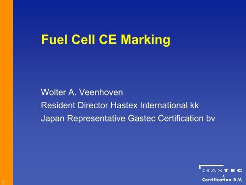 Fuel Cell CE Marking