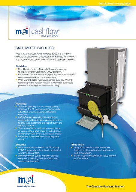 CASH MEETS CASHLESS - MEI