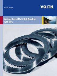 Fluid Coupling Oil Fill Chart service optimal for - Voith Turbo