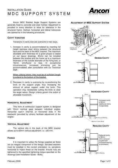 05 - MDC Systems - Ancon Building Products