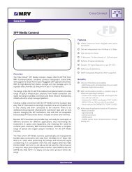 OptiSwitch® 606 - Entry-Level Network Interface Device - MRV ...