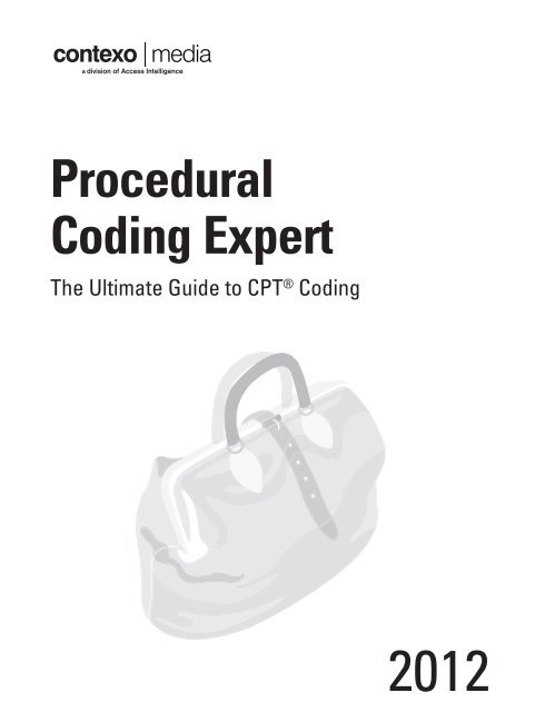 Procedural Coding Expert - Medical Coding Books, Tools and Training
