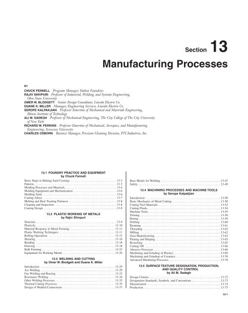 Manufacturing Processes - McGraw-Hill