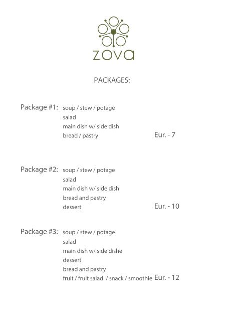 ZOVA-MENU