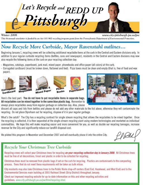 Drop-Off Center Locations & Hours - City of Pittsburgh