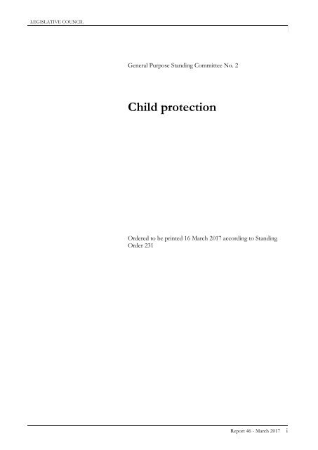 Child protection