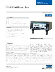 DPG 2400 Series Digital Pressure Gauge - Mensor Corporation
