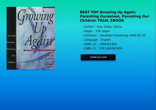 BEST-PDF-Growing-Up-Again-Parenting-Ourselves-Parenting-Our-Children ...