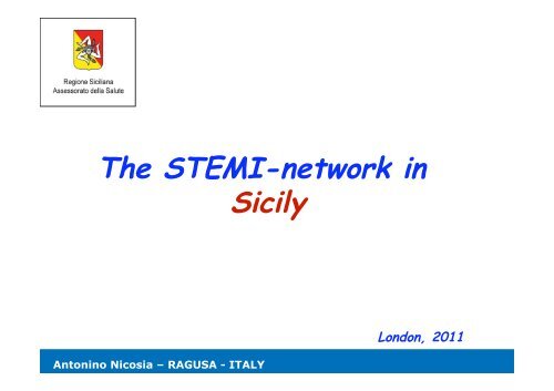 The STEMI-network in Sicily