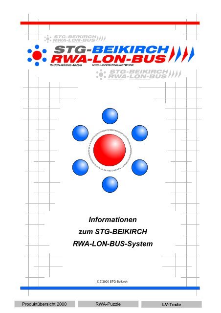 Informationen zum STG-BEIKIRCH RWA-LON-BUS-System