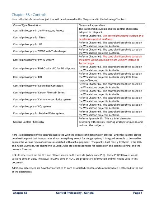 RO eBook Part 15 Control Philosophy