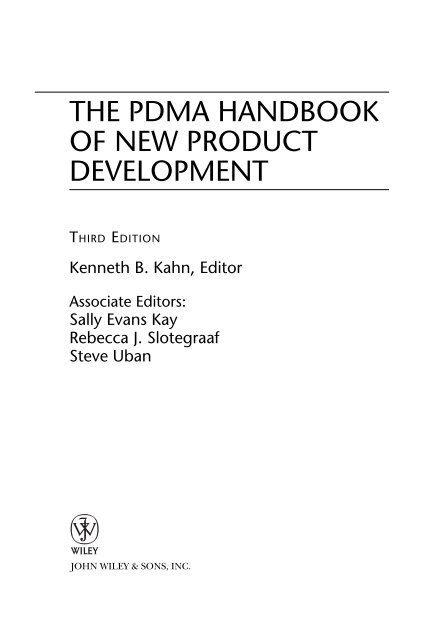 206189008-The-PDMA-Handbook-of-New-Product-Development-2013
