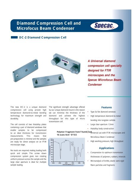 Diamond Compression Cell and Microfocus Beam Condenser