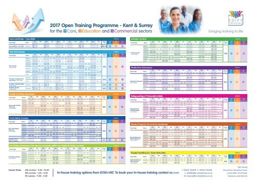 2017 Open Training Programme