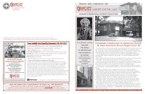 join the graycliff conservancy & enjoy all the benefits!