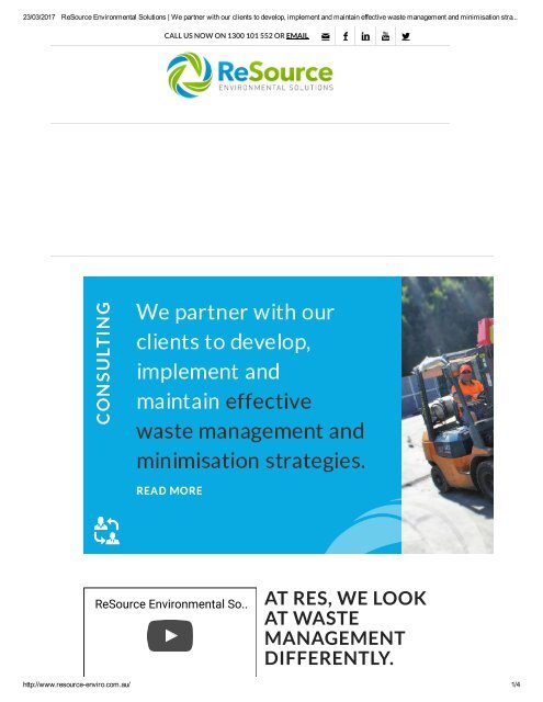 ReSource Environmental Solutions _ We partner with our clients to ...