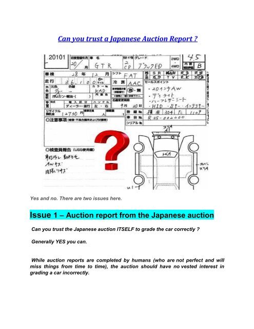 Japan Car Chassis Number Check