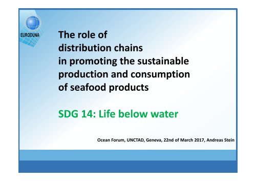 SDG 14 Life below water