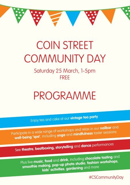 COIN STREET COMMUNITY DAY PROGRAMME