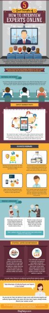 5 Great Examples of How to Interview Experts Online