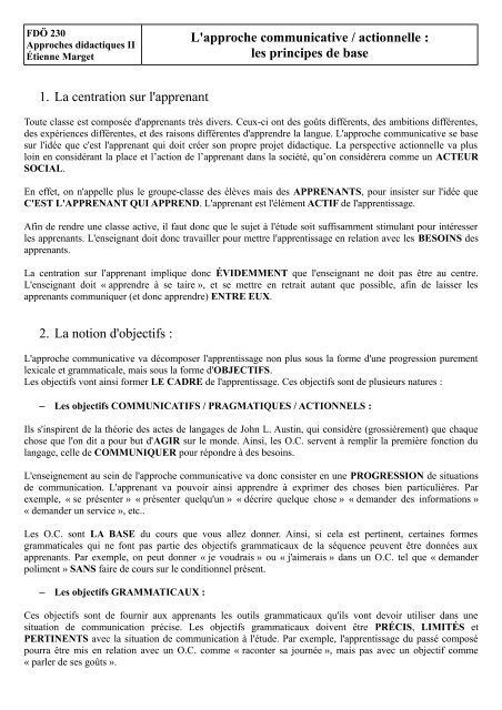 Principes de bases de l_approche communicative-actionnelle