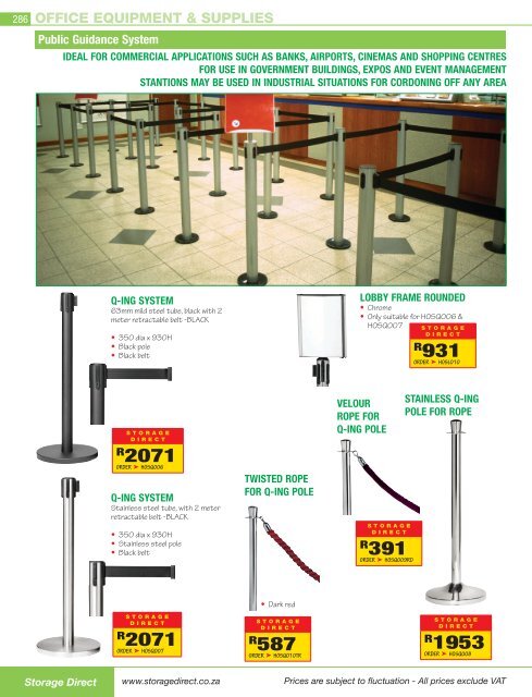 286 OFFICE EQUIPMENT & SU