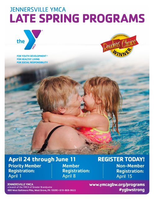 Jennersville YMCA - Late Spring Programs