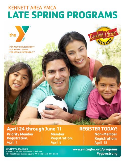 Kennett Area YMCA - Late Spring Programs
