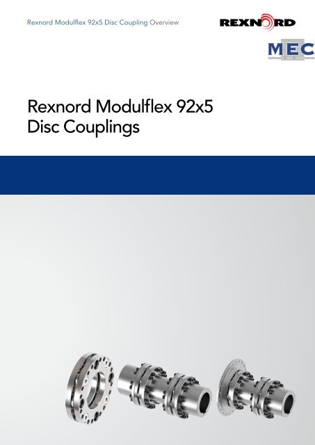 Rexnord Modulflex Disc Coupling Overview