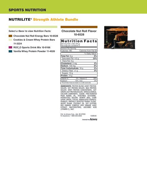 SPORTS NUTRITION NUTRILITE® Strength Athlete Bundle - Amway