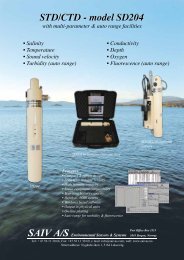 CTD - Model SD208 - SAIV AS