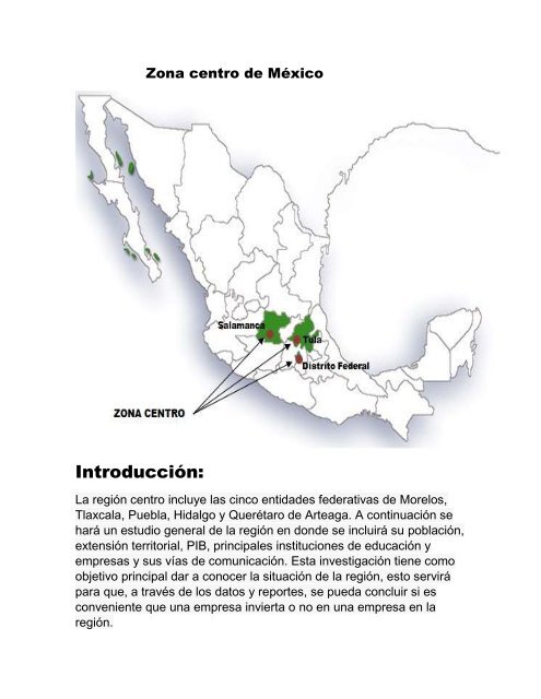 Zona centro de México