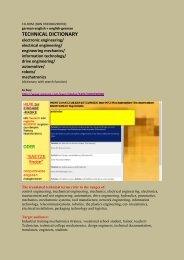 technical dictionary german-english-french