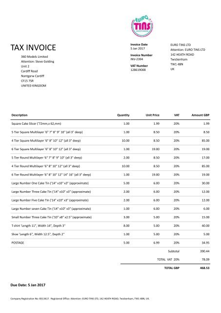 Invoice INV-2394
