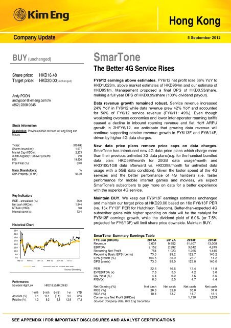 Hong Kong Company Update - Maybank Investment Bank Berhad Hong Kong Company Update - Maybank Investment Bank Berhad