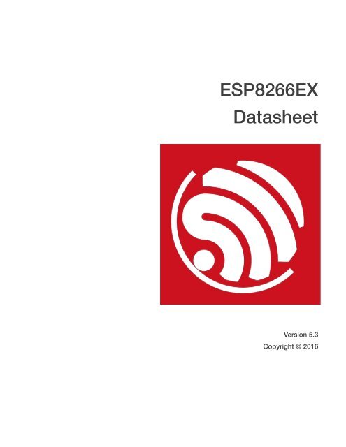 ESP8266EX Datasheet