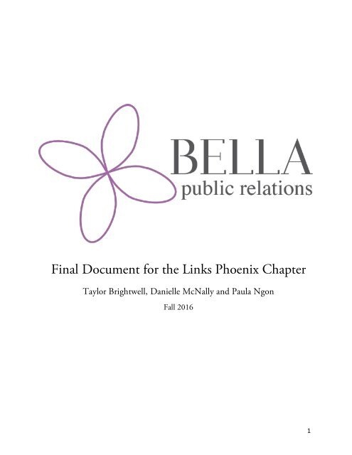 Bella PR Document