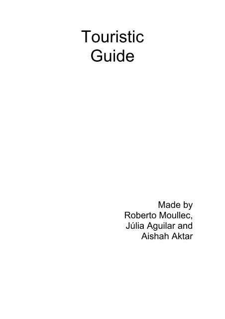 Touristic guide