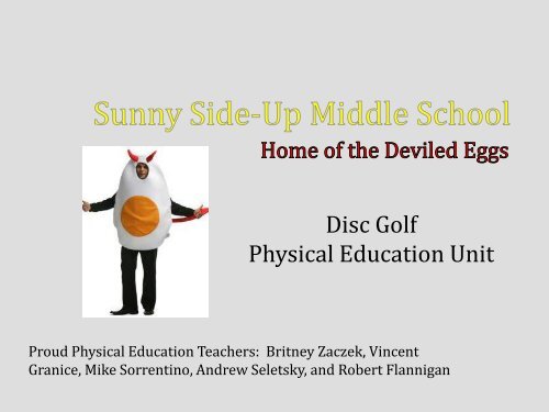 Disc Golf Assessment Presentation - RCampus