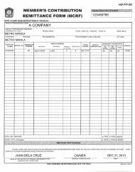 Member's Contribution Remittance Form (MCRF, HQP ... - Pag-IBIG