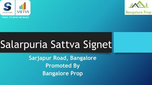 Salarpuria Sattva Signet